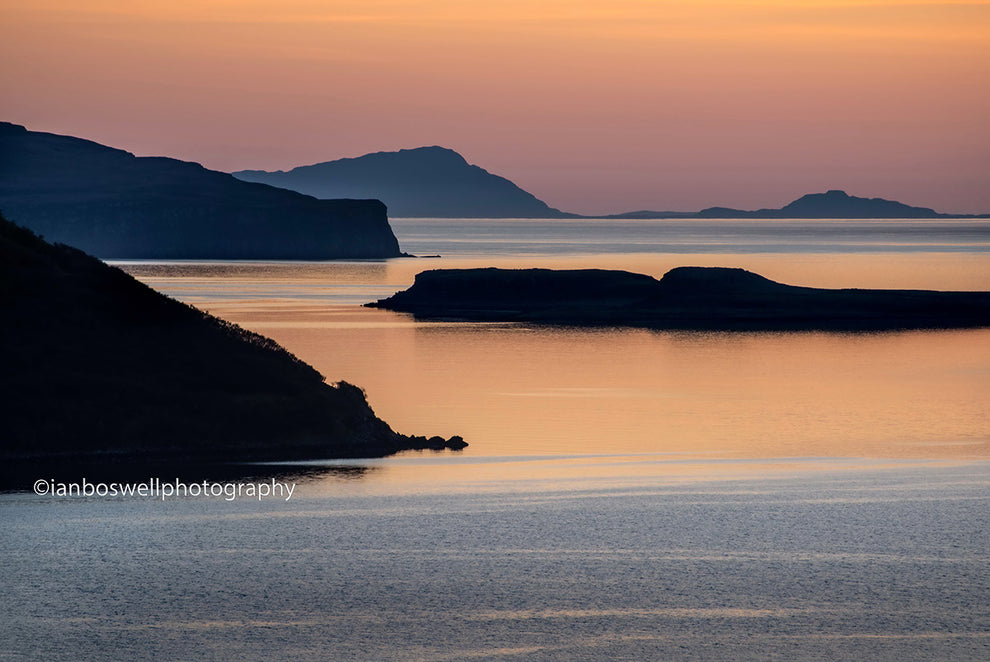 Waternish sunset, Skye – Art & Space Gallery