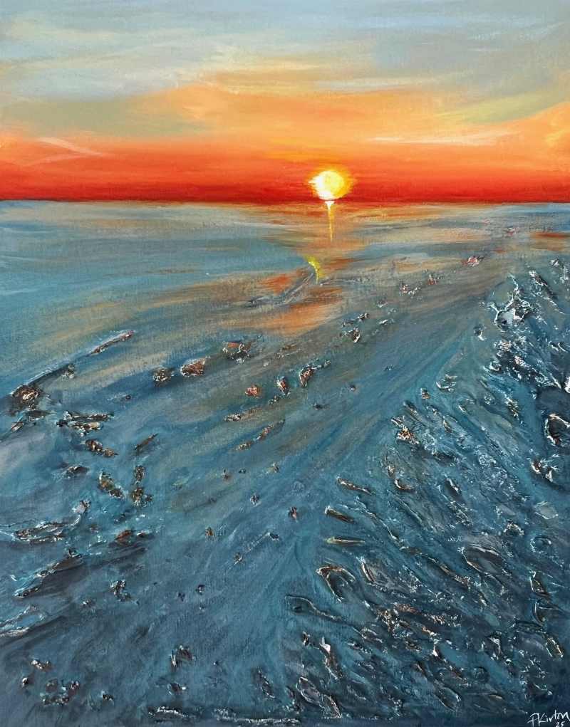Sunset at Selsey – Art & Space Gallery